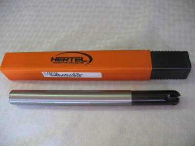 Hertel 21100 Indexable Ball Nose End Mill .750", Straight Shank, 210N ...