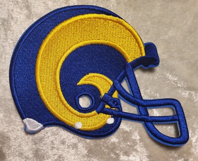 Los Angeles Rams NEW Blue 2.5" Helmet Iron On Patch~ Free Tracking! | eBay