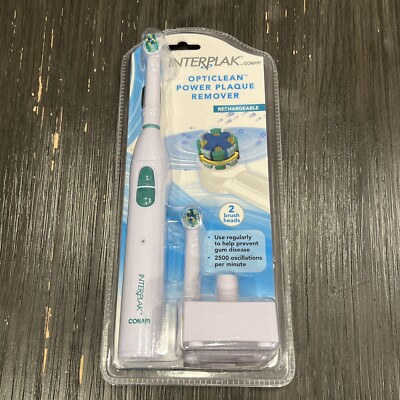 Interplak by Conair Opticlean Cordless Rechargeable Plaque remover ...