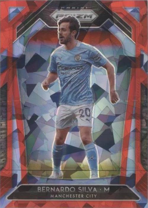 2020-21 Panini Prizm Premier League - Bernardo Silva #100 Red Ice Prizm ...