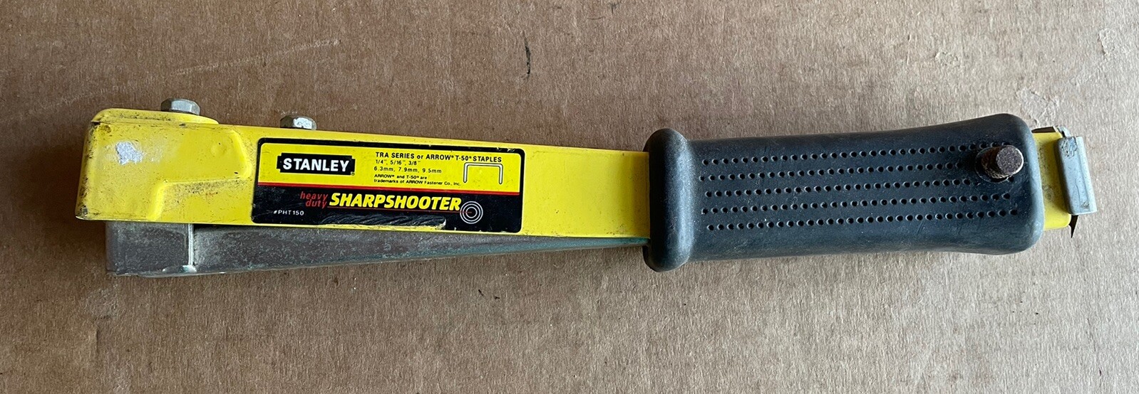 Stanley PHT150 Sharp Shooter HD Hammer Tacker heavy duty 1/4 5/16 3/8 ...