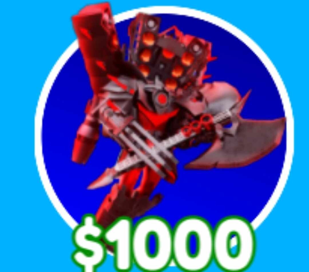 Axe Upgraded Titan Speakerman ~ Godly ~ Toilet Tower Defense ~ TTD ...