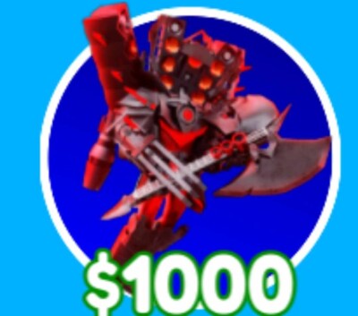 Axe Upgraded Titan Speakerman ~ Godly ~ Toilet Tower Defense ~ TTD ...