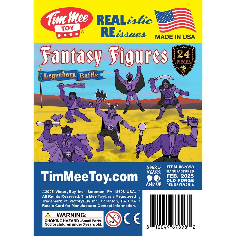 TimMee Processed Plastic LEGENDARY BATTLE Tim Mee FANTASY Purple Black ...