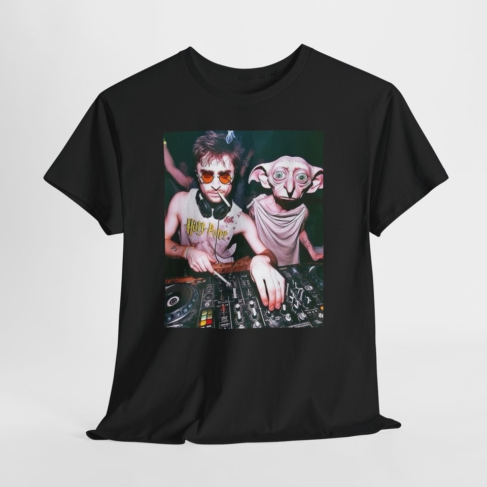 DJ Harry and Dobby T-Shirt, Music Lover Gift, Harry Potter Fan Shirt ...