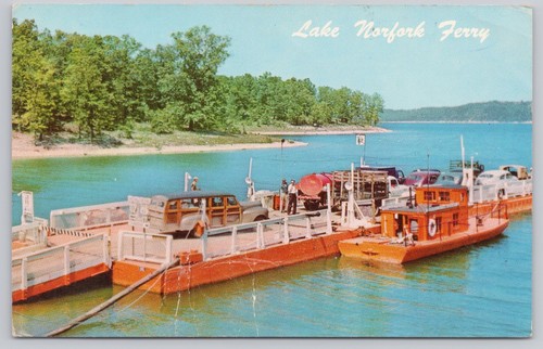 Vintage Lake Norfork Ferry Arkansas Ozarks Scenic Postcard | eBay