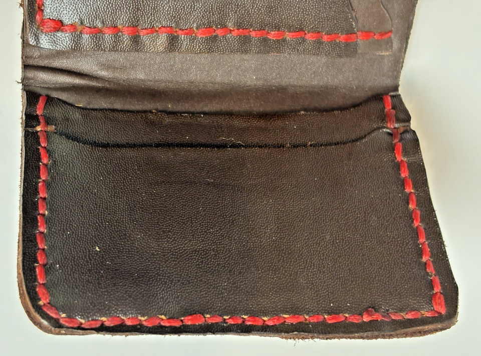 Re-Purposed Vintage Wilson Baseball Glove Wallet Handmade Leather ...