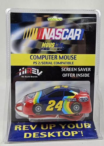 Jeff Gordon #24 DU PONT NASCAR Computer Mouse, PS/2 or RS-232, 1999 ...