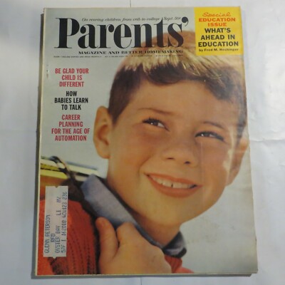 Vintage Parents Magazine September 1964 Child is Different Better ...
