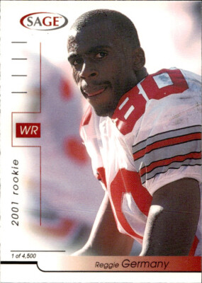 2001 SAGE Reggie Germany 17 Ohio State Buckeyes | eBay