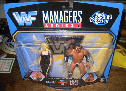 WWE MANAGERS SERIES 1 MARC MERO SABLE NIB DOUBLE FIGURES | eBay