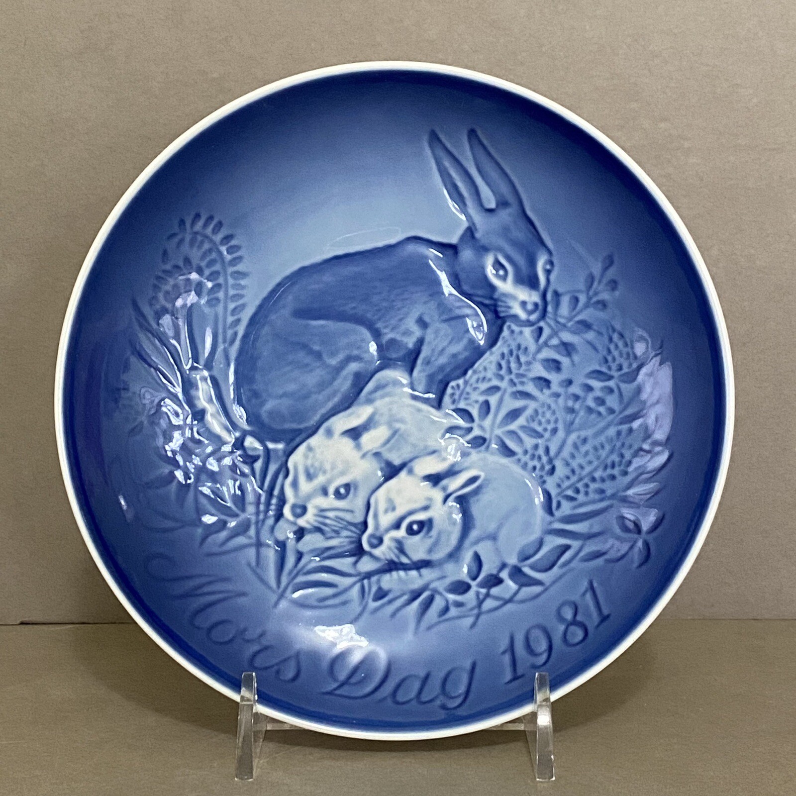 1981 Bing & Grondahl B & G Mother's Day Mors Dag Plate Denmark ...