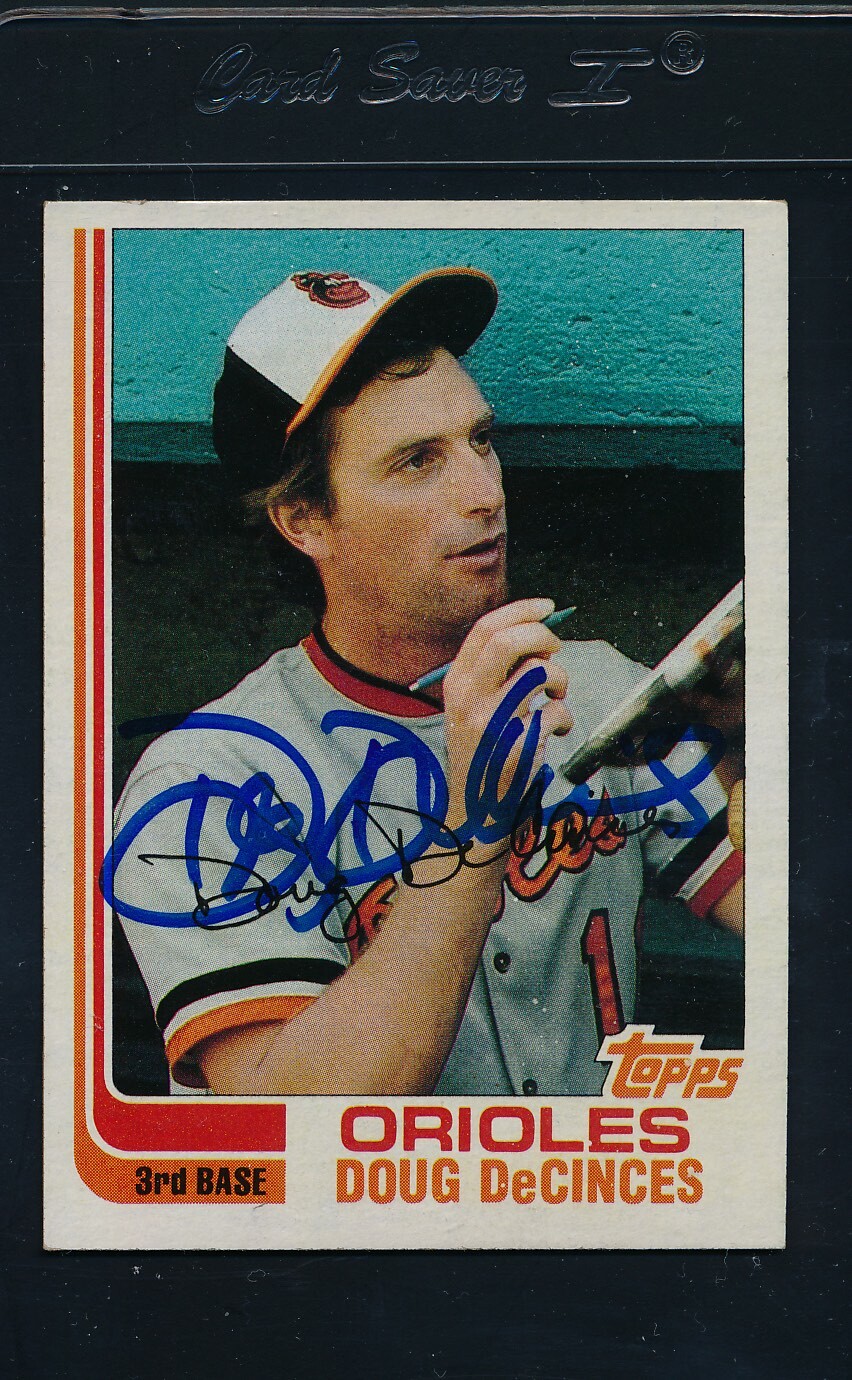 1982 Topps #564 Doug DeCinces Orioles Signed Auto *12751 | eBay