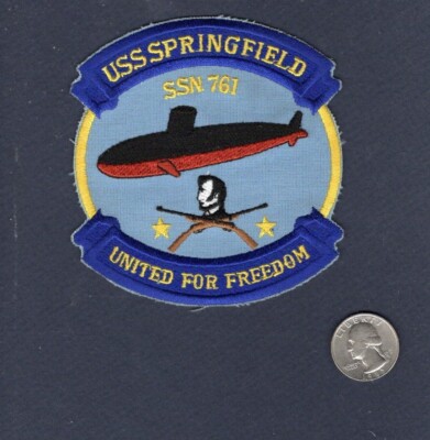 Original Ssn 761 Uss Springfield États-unis Marine Nucléaire sous-Marin ...