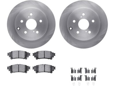 Rear Brake Pad and Rotor Kit 87JHYW35 for Mirai Prius V 2012 2013 2014 ...