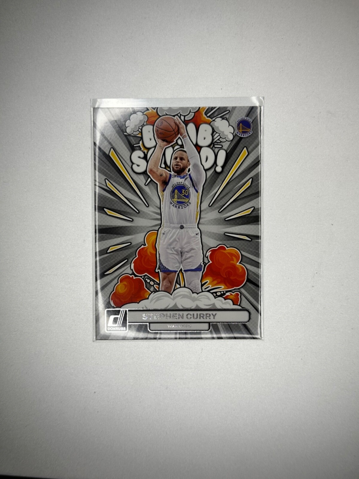 2023-24 PANINI DONRUSS #1 STEPHEN CURRY "BOMB SQUAD" INSERT SUBSET ...