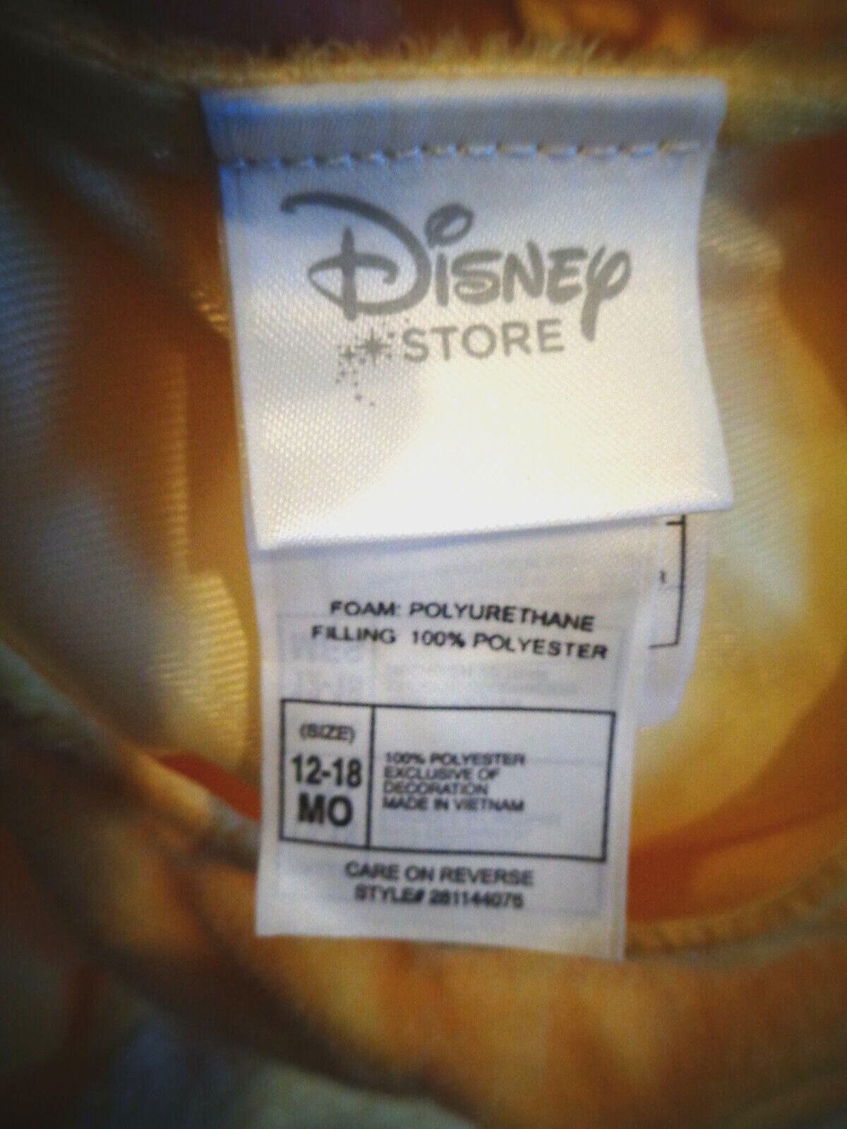 DISNEY STORE LION KING SIMBA HALLOWEEN COSTUME INFANT… - Gem