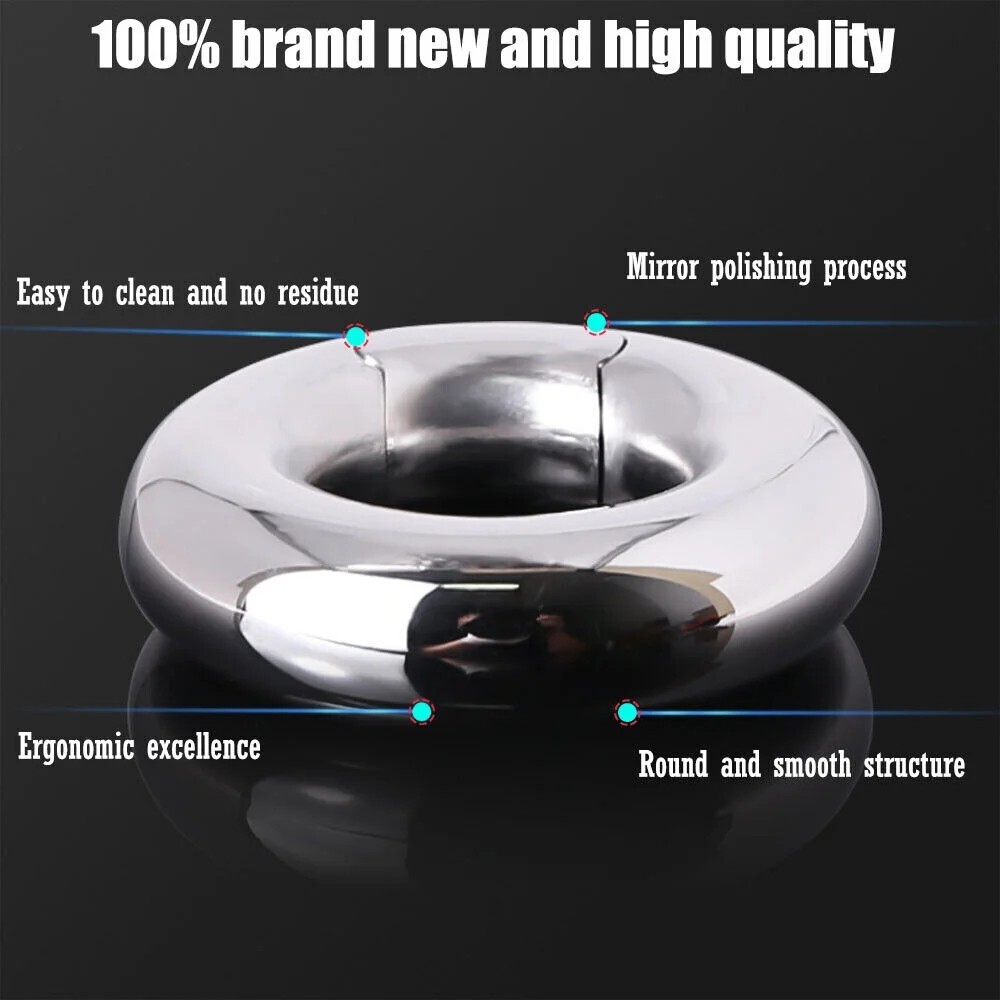 35mm Male Ball Stretcher Weight 304 Stainless Steel Scrotum Exercise ...