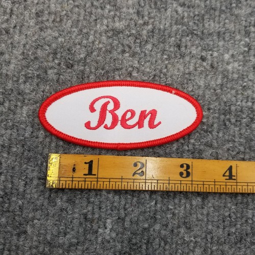 Ben Name Patch Work Uniform Name Tag H2 | eBay