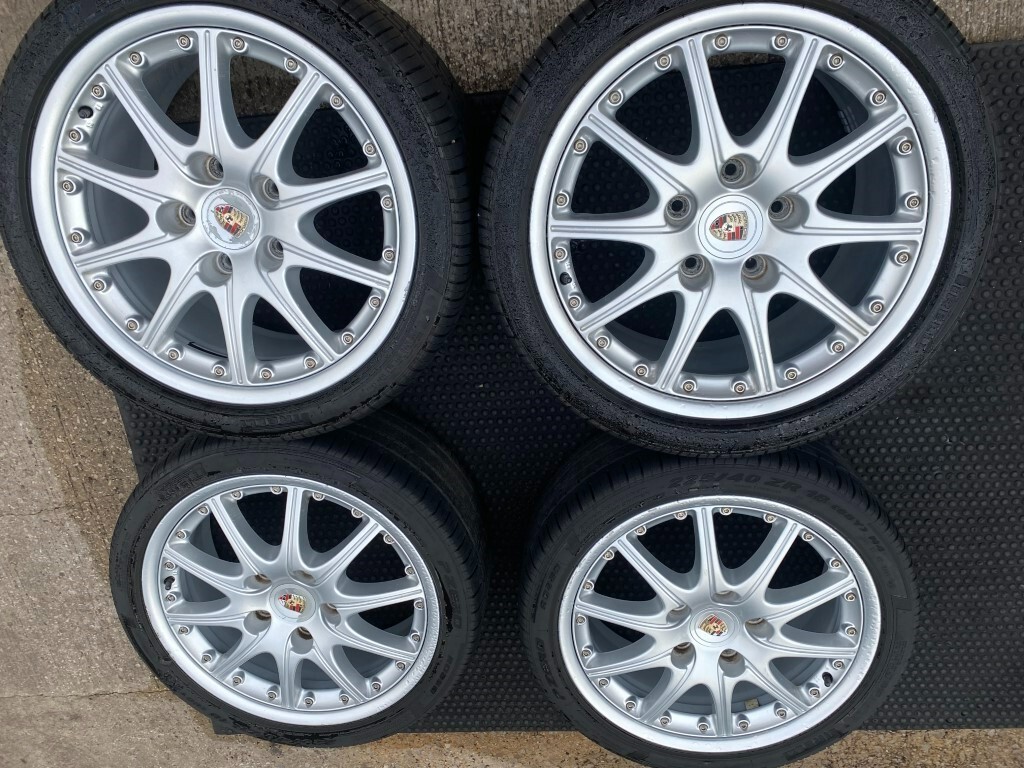 PORSCHE 996 18" Alloy Wheels Sport Design Alloy Wheels 10x18 ET65 8x18 ...