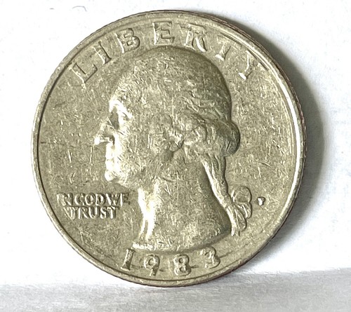 1983-P Washington Quarter Filled In P And Other Multiple Errors Rare ...