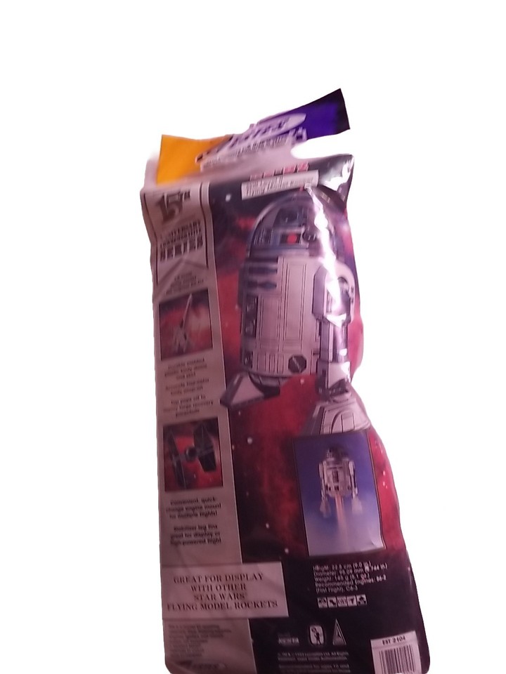 ESTES STAR WARS R2-D2 FIGHTER ROCKET UNASSEMBLED FLYING MODEL ROCKET ...
