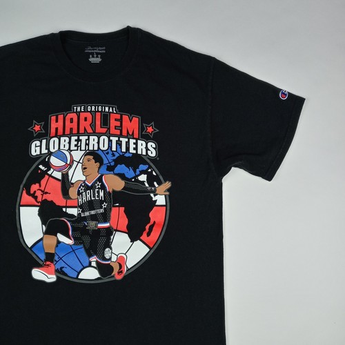 CHAMPION Harlem Globetrotters T-Shirt World Tour Basketball Men's Size ...