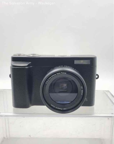 DC101 Black 16x Powerful Zoom Auto Focus 4K Ultra HD Compact Digital ...