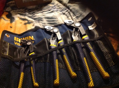 IRWIN 2078711 Groovelock Pliers 3-piece Set With Kit Bag Gv8 Gv10 Gv12 ...