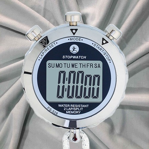 Second Centisecond Stopwatch Sport Chronograph LCD Digital Stop Watch ...