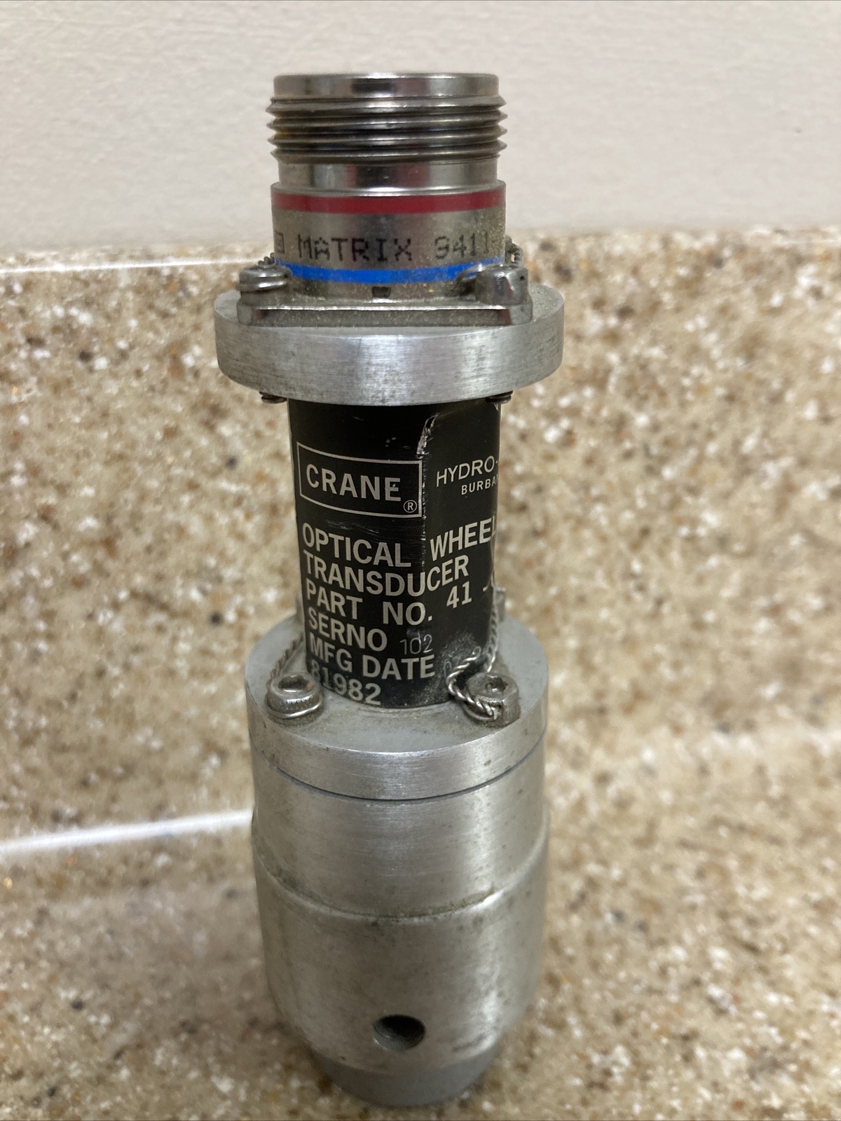 CRANE TRANSDUCER Optical Wheel, Speed, 41–029 Hydro Aire Division | eBay