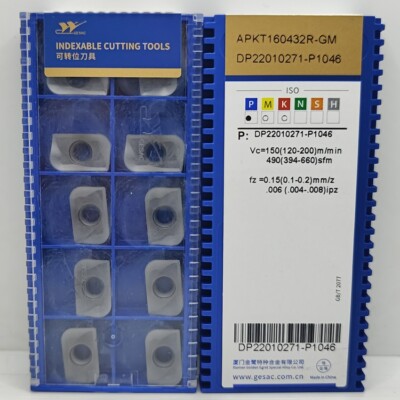 APKT160432R-GM GA4225 GESAC CNC blade Carbide inserts Original 10PCS ...