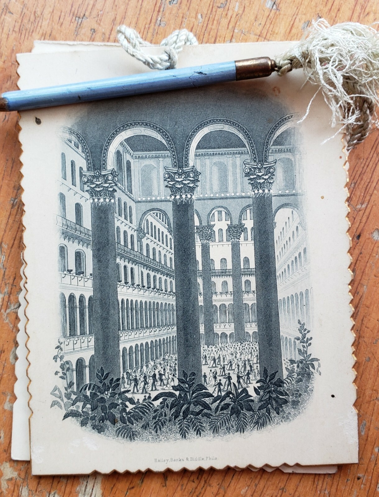 1889 Benjamin Harrison Inauguration Ball Program American President U.S ...