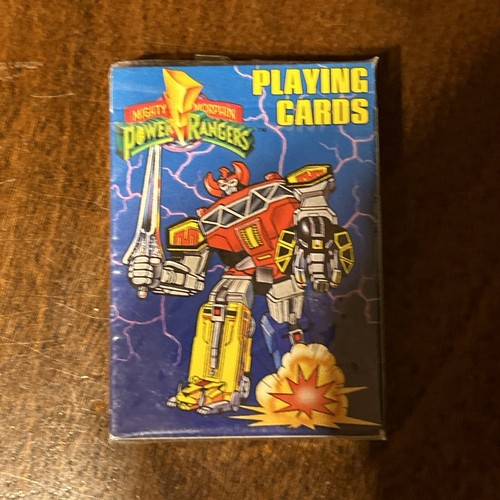 Mighty Morphin POWER RANGERS Playing Cards SEALED 1994 Vintage RARE NEW ...