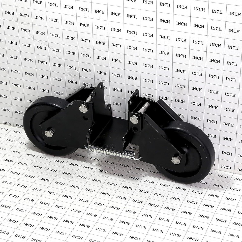 Heavy Duty Double Roller Gate Wheel for Vinyl Fence Gates Up to 2" Wide ...