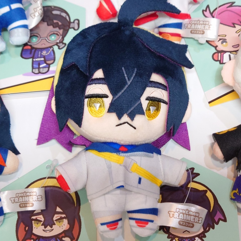 Pokemon Center TRAINERS plush mascot 6 set Kieran Carmine Crispin Lacey ...