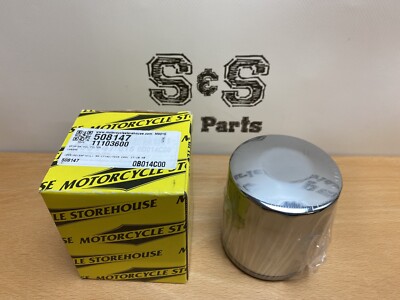 Motorcycle Storehouse OIL FILTER for Harley-Davidson Chrome 508147 OEM ...