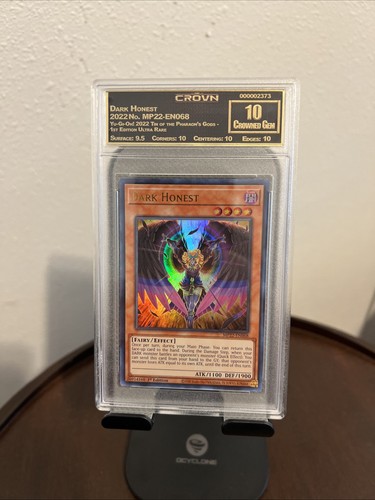 Yu-Gi-Oh! Dark Honest 2022 NM-MT 10 Crown Graded Card | eBay
