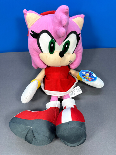 SONIC X PROJECT AMY 16" PLUSH TOY NETWORK SEGA HEDGEHOG STUFFED ANIMAL ...