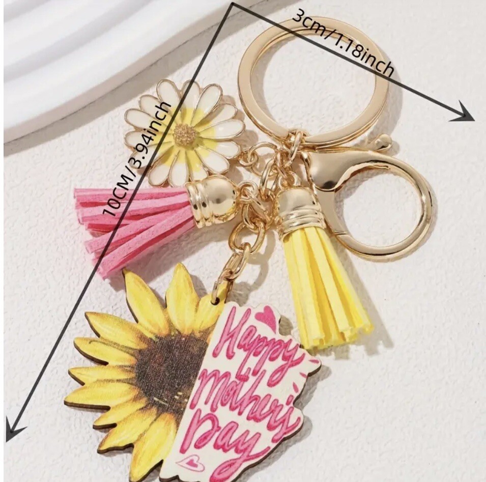 Mother’s Day Decorative Keychains -Sunflower Or Apple | eBay