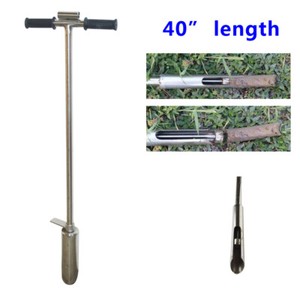 40" Hand-held Soil Sample Probe Sampling Device Stainless Steel ...