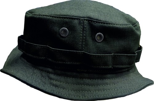 RECCE Hat Boonie dark pine green / sage wool-poly fabric - Made in ...