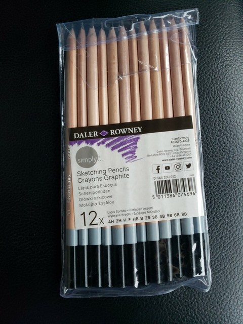Daler Rowney Simply 12 Sketching Pencils for sale online | eBay