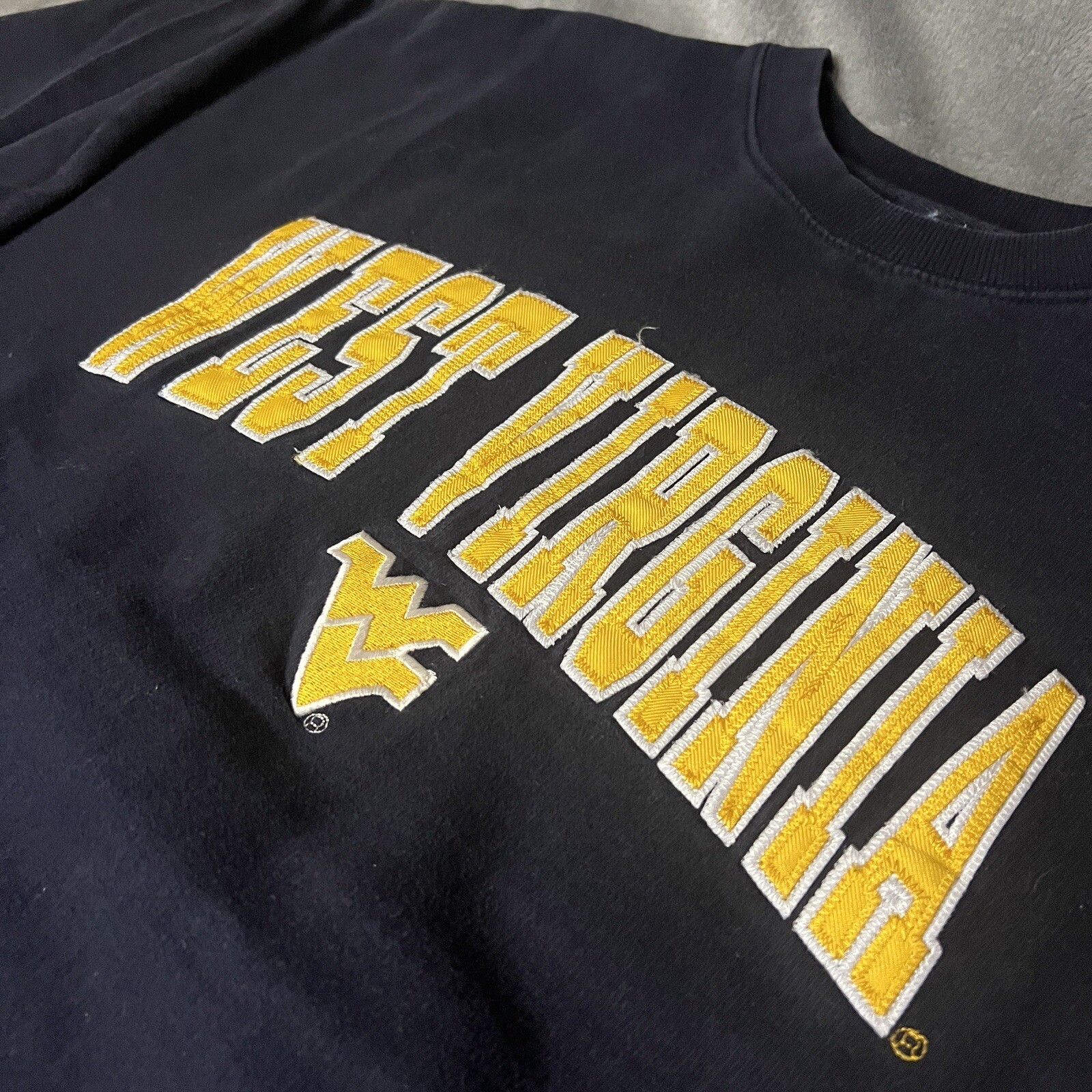 VINTAGE West Virginia Mountain Jacket Adult Large / XL Embroidered Big ...