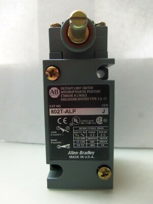 New Allen Bradley 802T-ALP Oil Tight Side Rotary Limit Switch Series J ...