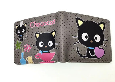 sanrio lilac hello kitty chococat wallet coin pouch card holder pocket ...