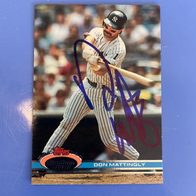 DON MATTINGLY Signed/Autographed #21 TOPPS Baseball Card YANKEES COA | eBay