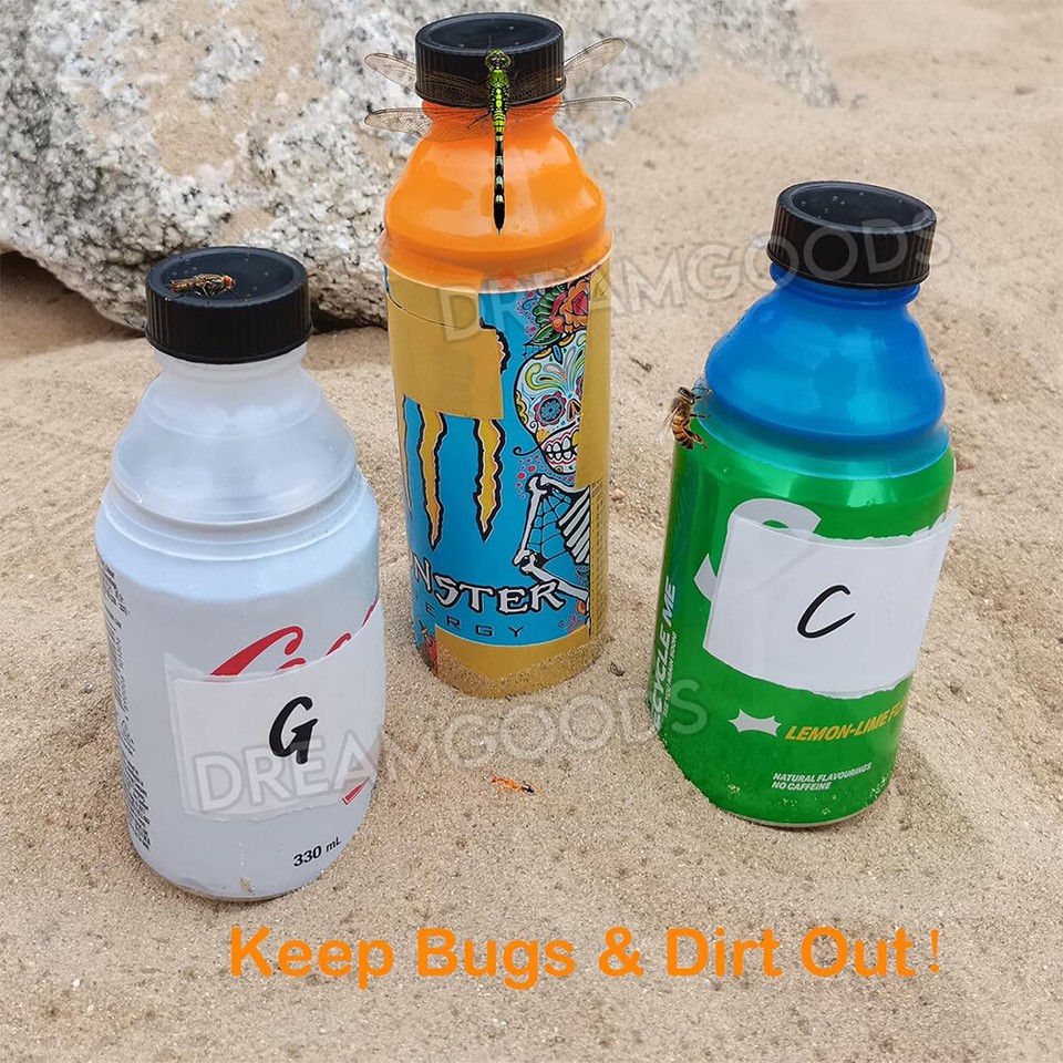 6PCS Convert Cover Soda Reusable Toppers Cans Caps Plastic Savers Can ...