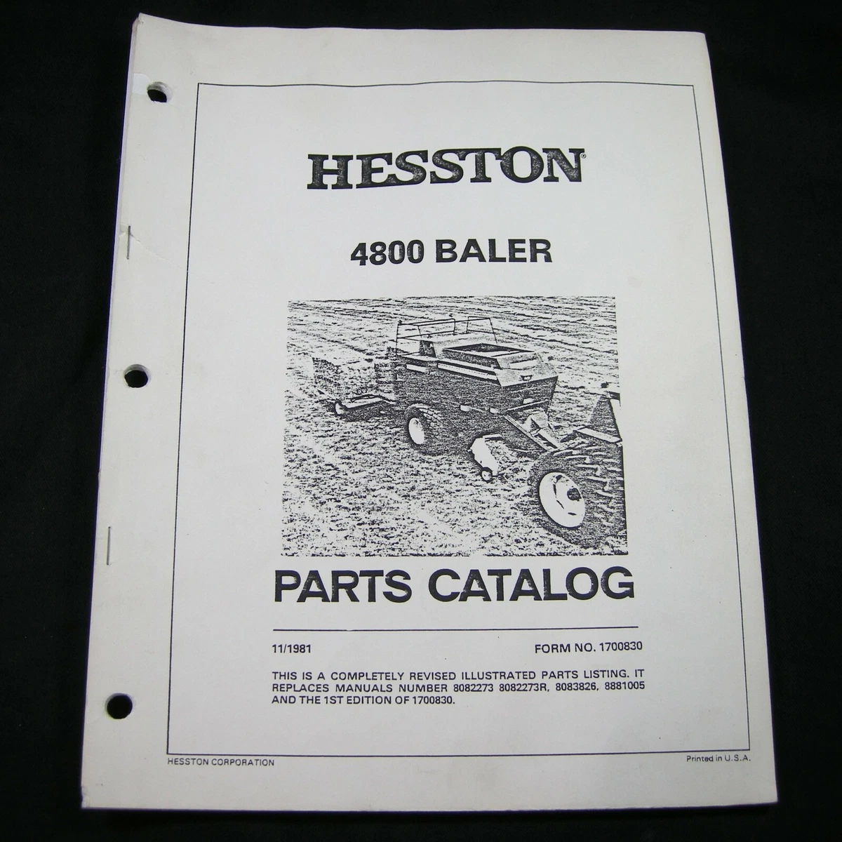 Hesston Hay Equipment Parts