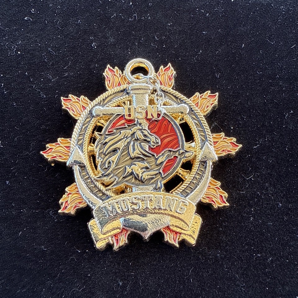 USN Mustang LDO And CWO Challenge Coin U.S. Navy | eBay